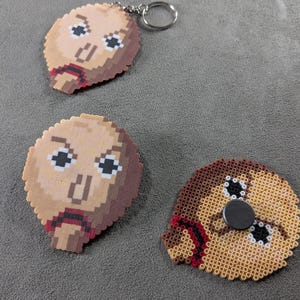 Baldi’s Basics Perler Bead Keychain, Magnet, or Pin – Handmade Pixel ...