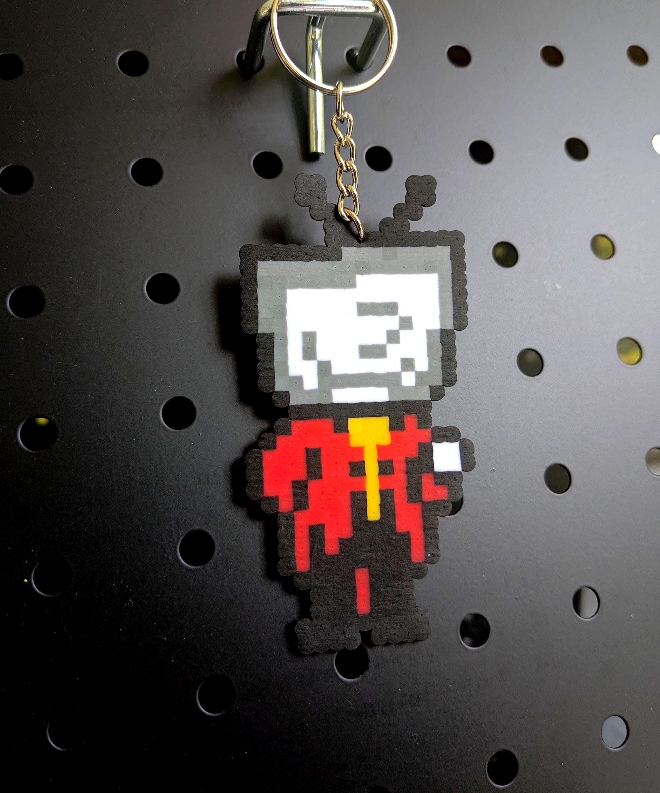 Tenna Deltarune Perler Bead Keychain, Magnet, or Pin – Handmade Pixel ...
