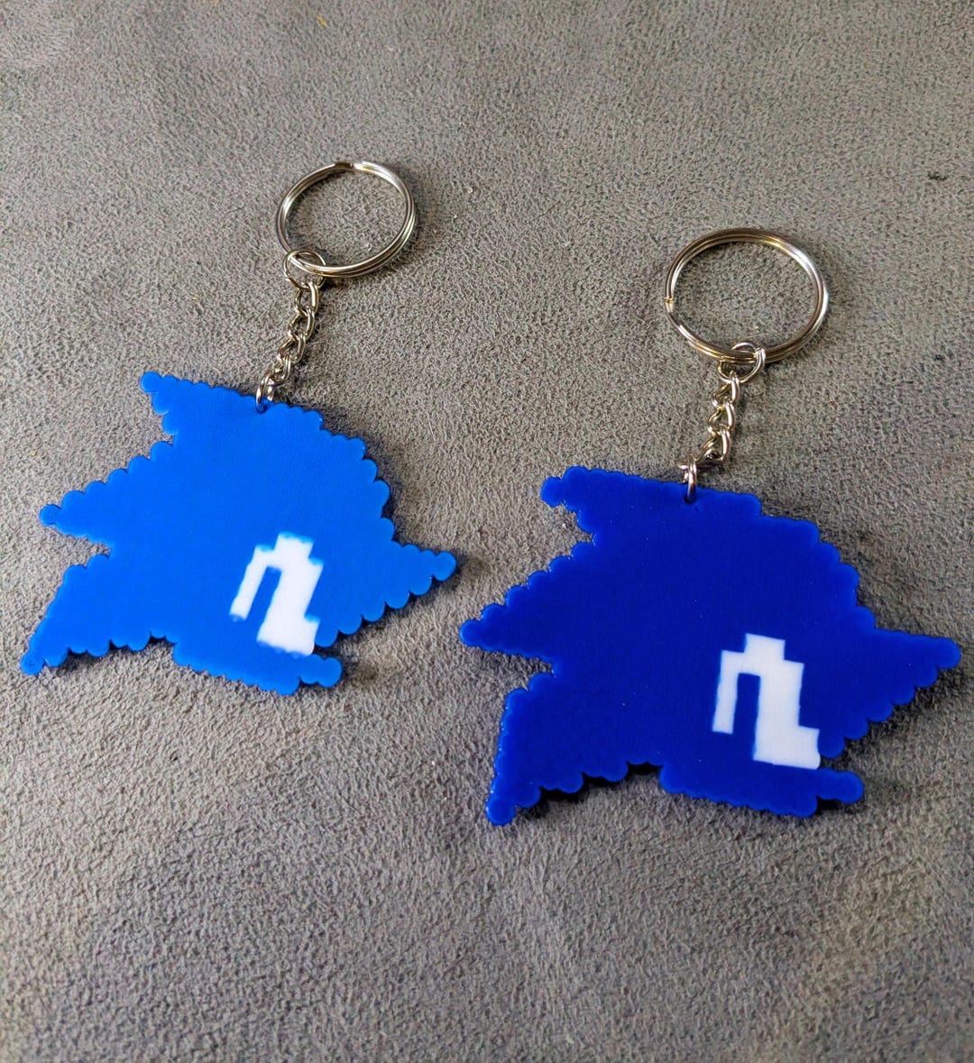 Handmade Sonic the Hedgehog Perler Bead Keychains, Pins, Magnets, and ...