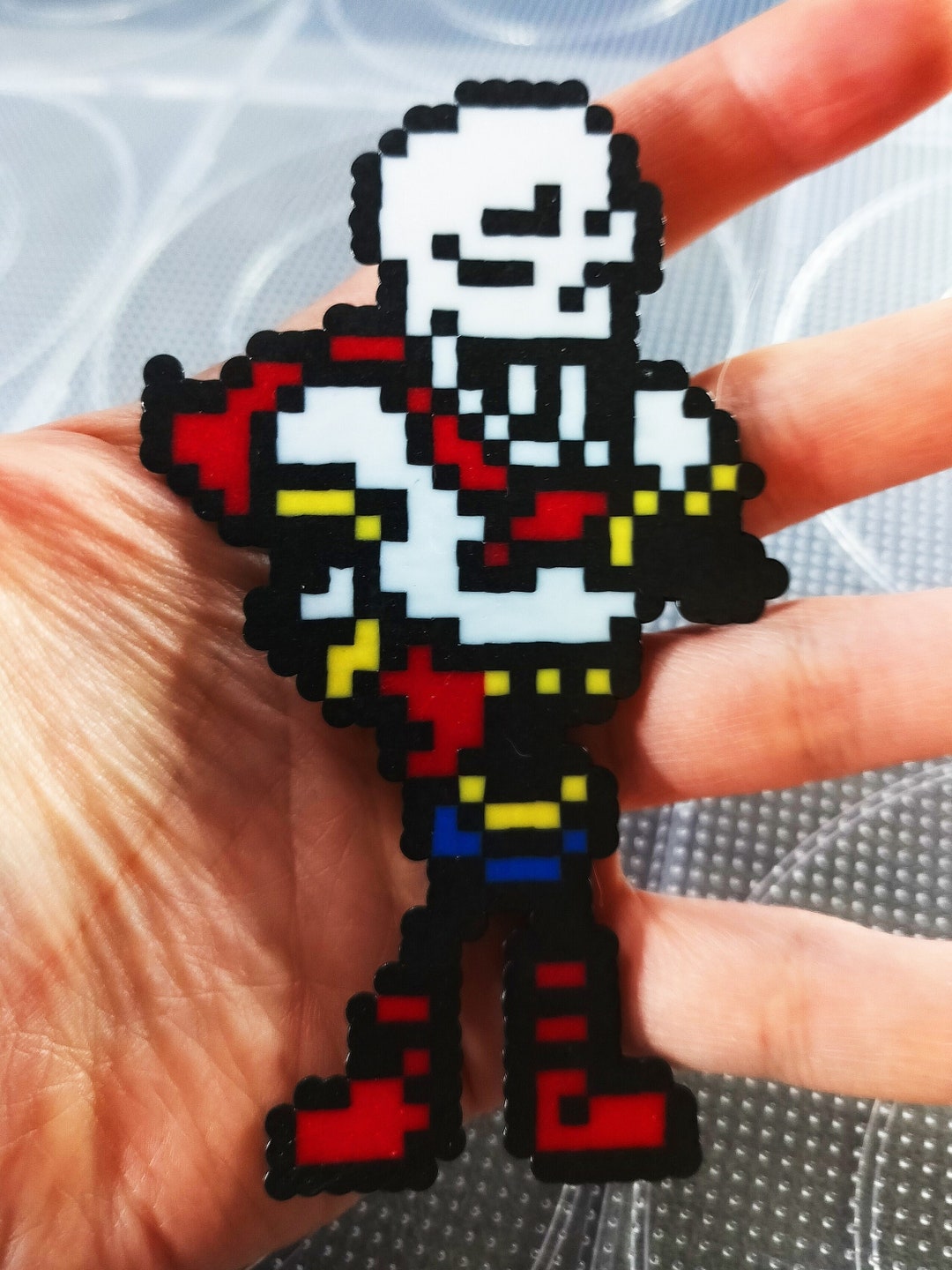 Papyrus Undertale Gaming Wall Art, Perler Bead, Picture Frame, Home ...