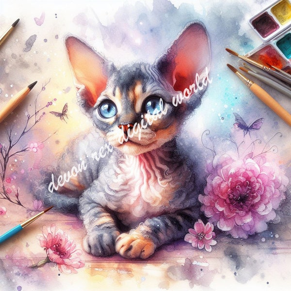 Devon Rex - Etsy