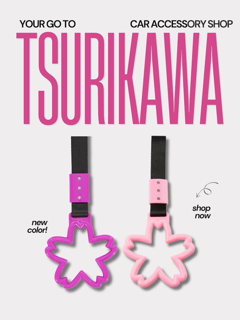 Tsurikawas | Heart, Flower, Circle, Car Accessories, JDM, Heart, Drift ...