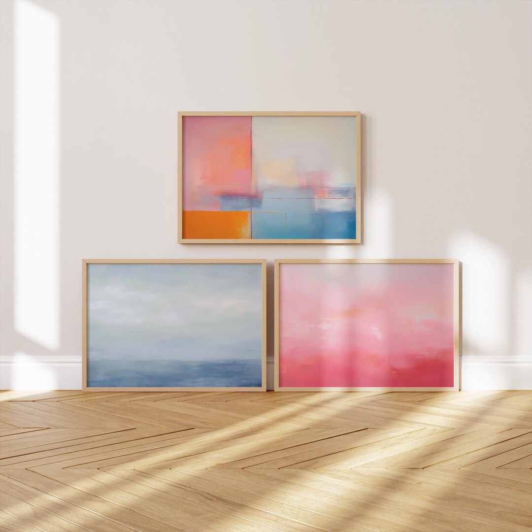 Rothko Poster Set 3 Piece Mark Rothko Poster Set in Museum Quality ...