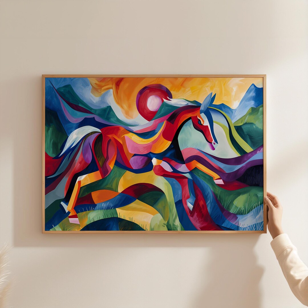 Franz Marc Poster Horse, Inspired Museum Art as a Franz Marc Print ...