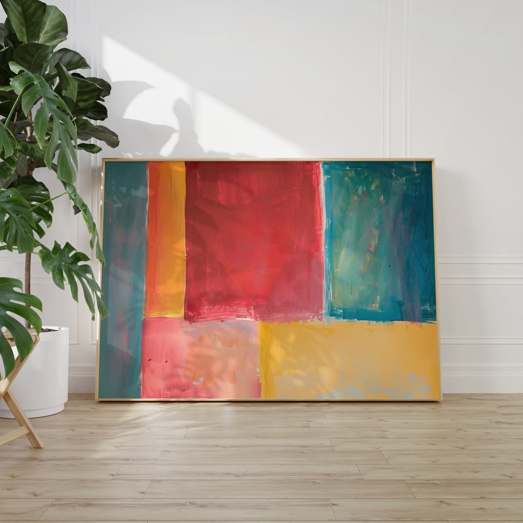 Rothko Poster Timeless Museum Quality Mark Rothko Poster Abstract ...