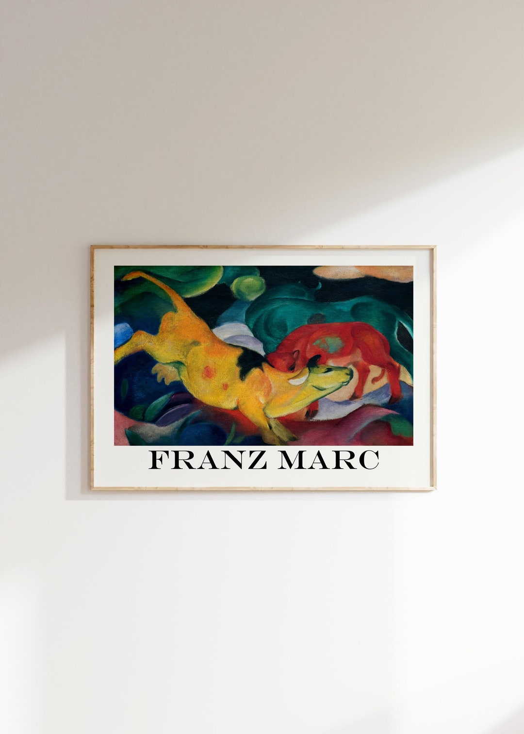 Franz Marc Poster Timeless Museum Art as Franz Marc Print, Cubism ...