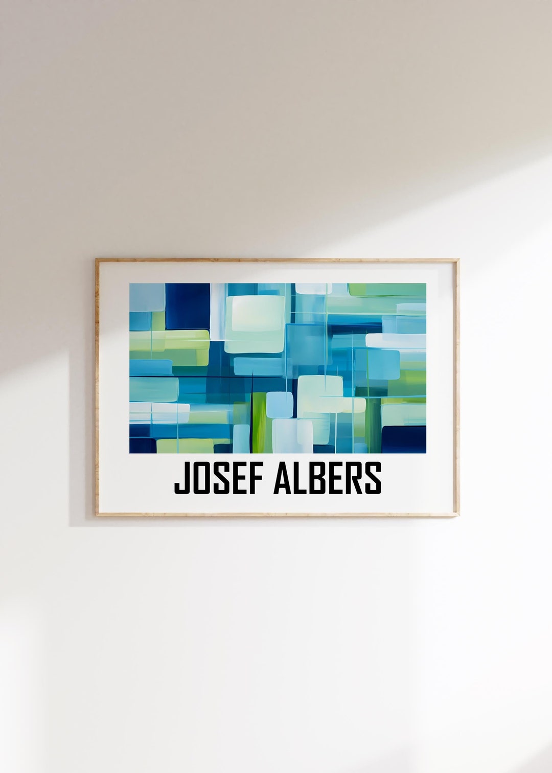 Josef Albers Poster the Square Abstract Bauhaus Art as Josef Albers ...