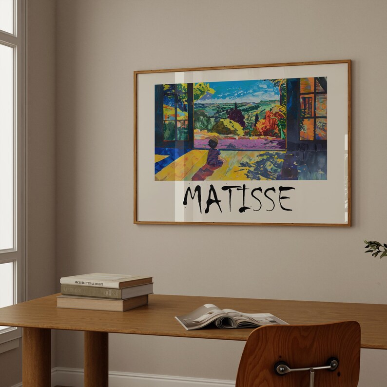 Henri Matisse Poster - Child - Aesthetic Wall Art as Colorful Matisse ...
