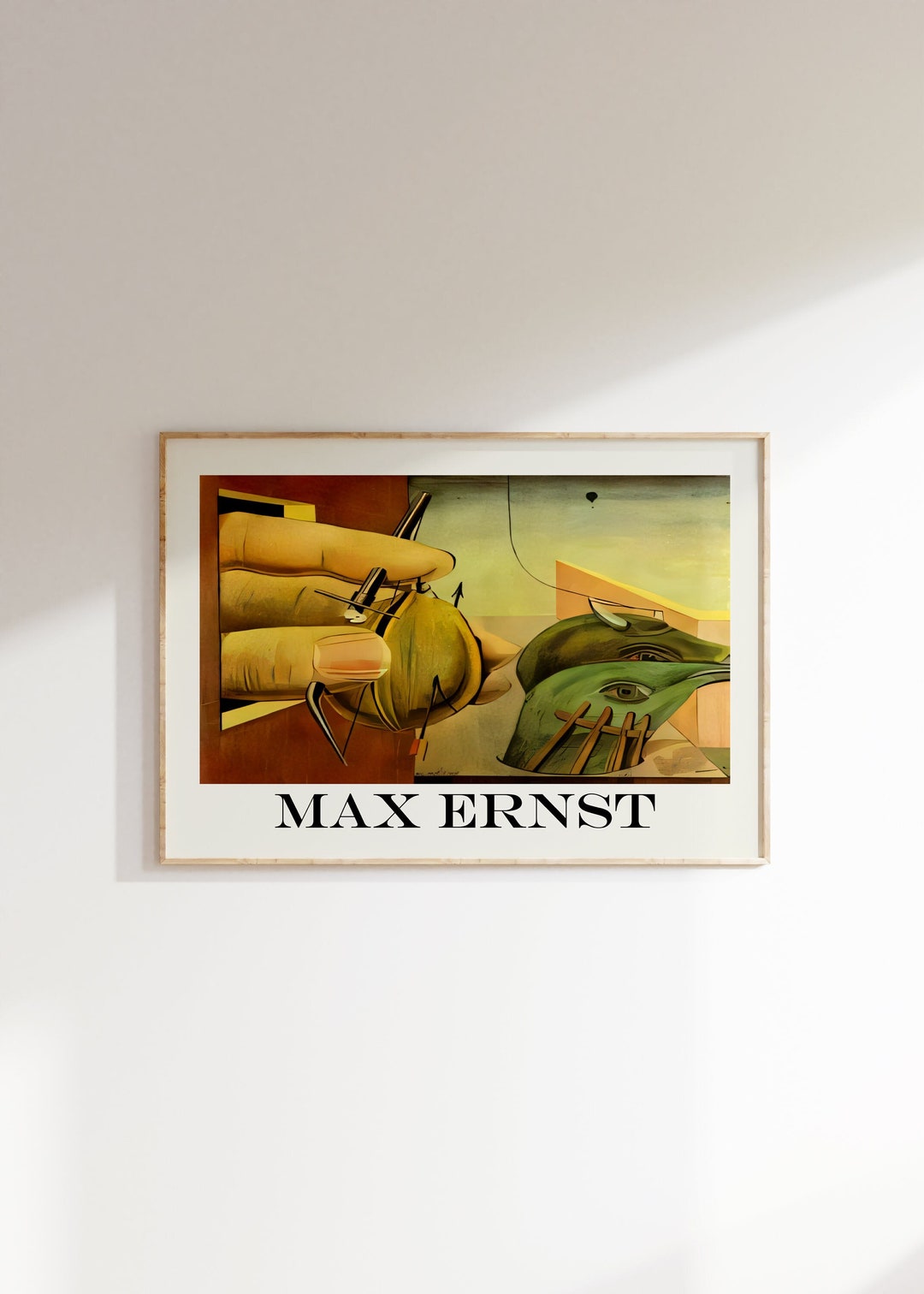 Max Ernst Poster Surrealist Art as Max Ernst Print, True to Original ...