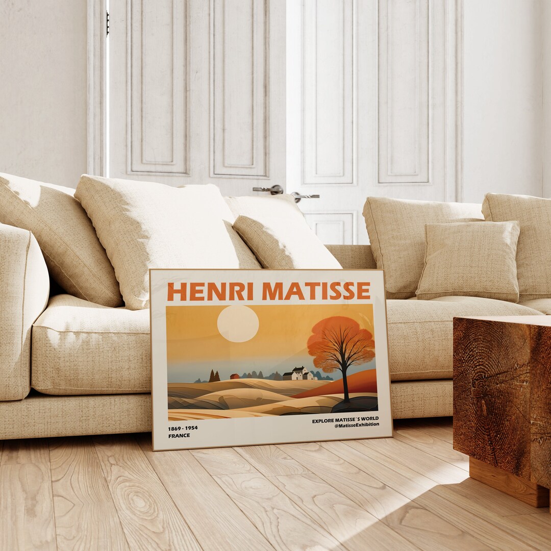 Henri Matisse Poster Autumn Colorful Wall Art as Elegant Matisse Print ...