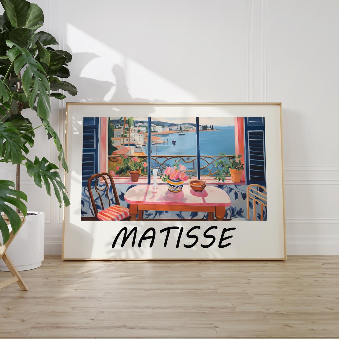Henri Matisse Poster See Ästhetische Wandkunst Als Farbfroher Matisse ...