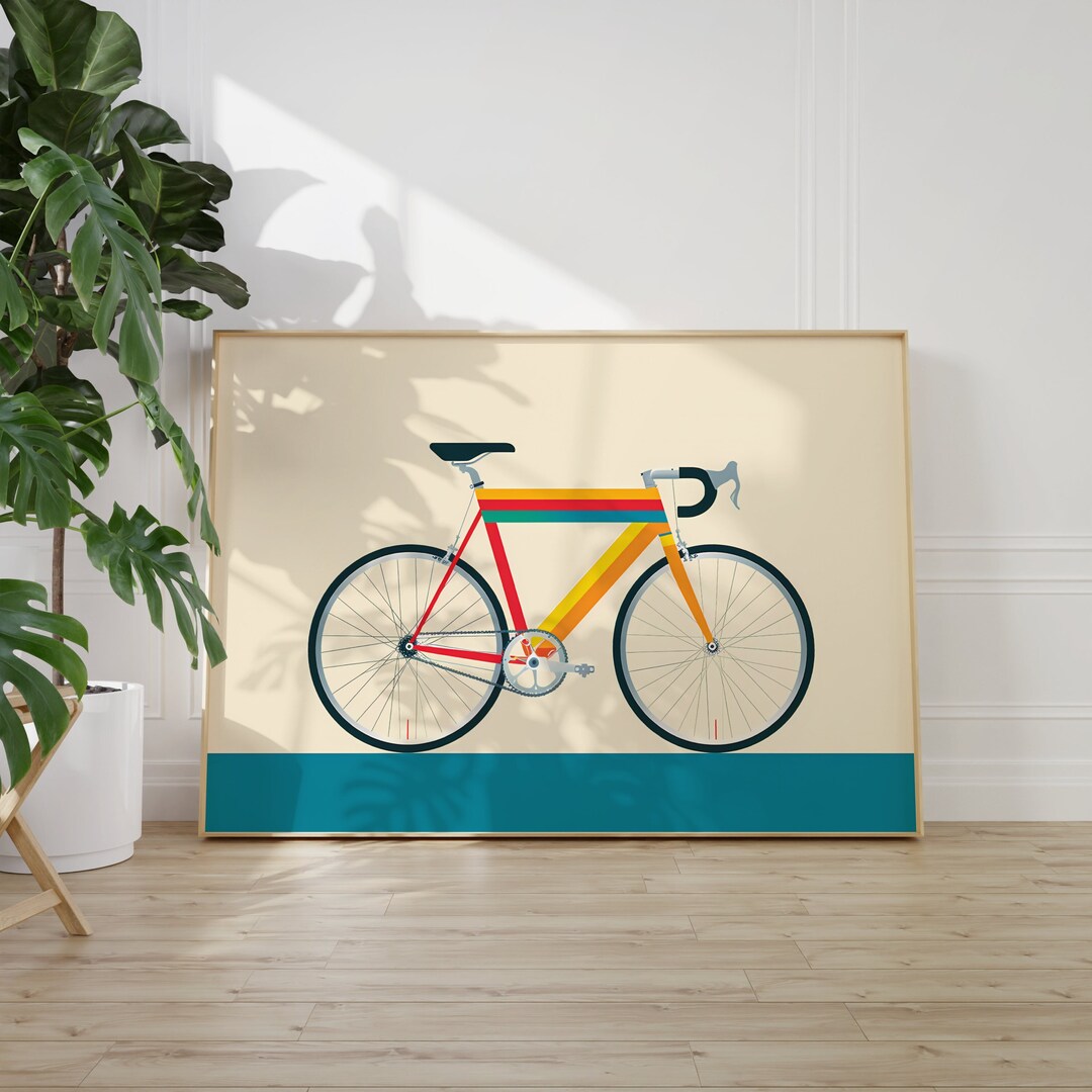 Bauhaus Poster - Bicycle - Merging Art and Craft as Bauhaus Wall Art ...
