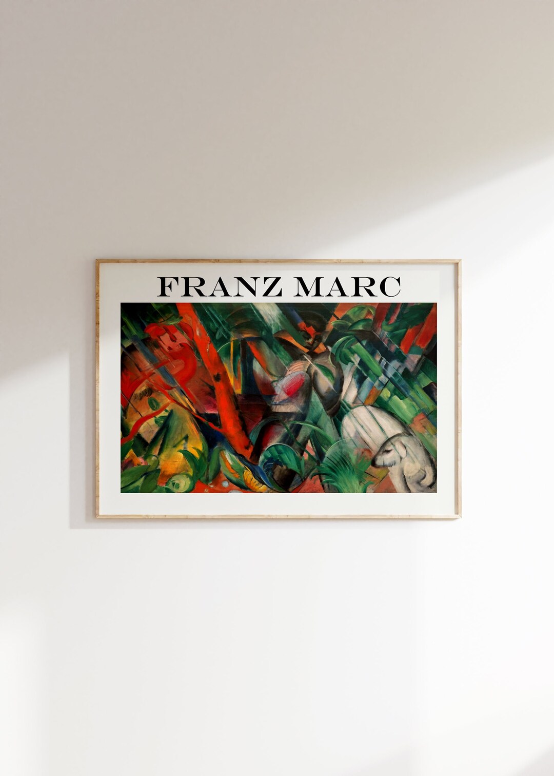 Franz Marc Poster Timeless Museum Art as Franz Marc Print, Cubism ...