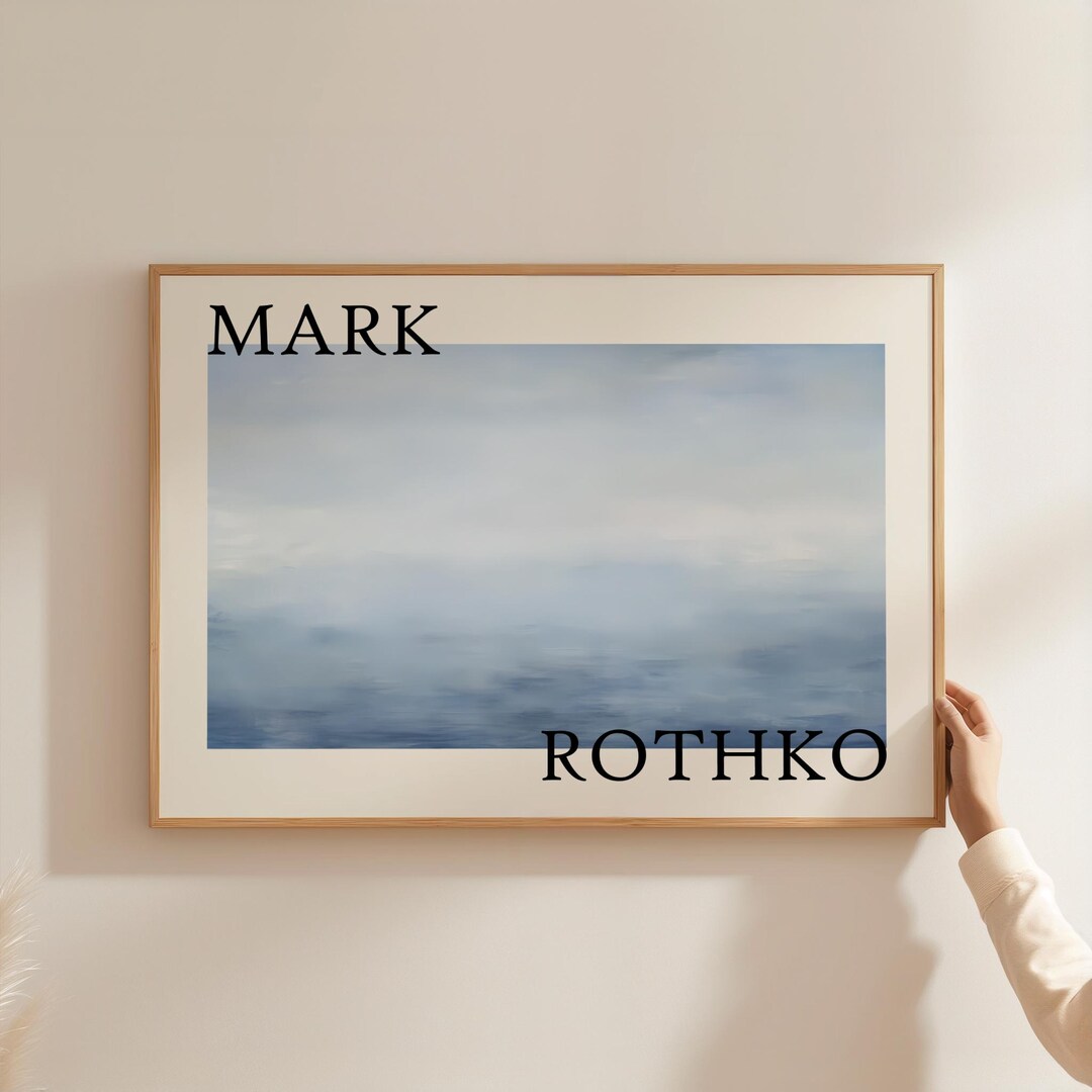 Rothko Poster - Abstract Mark Rothko Painting, Museum Quality Poster ...