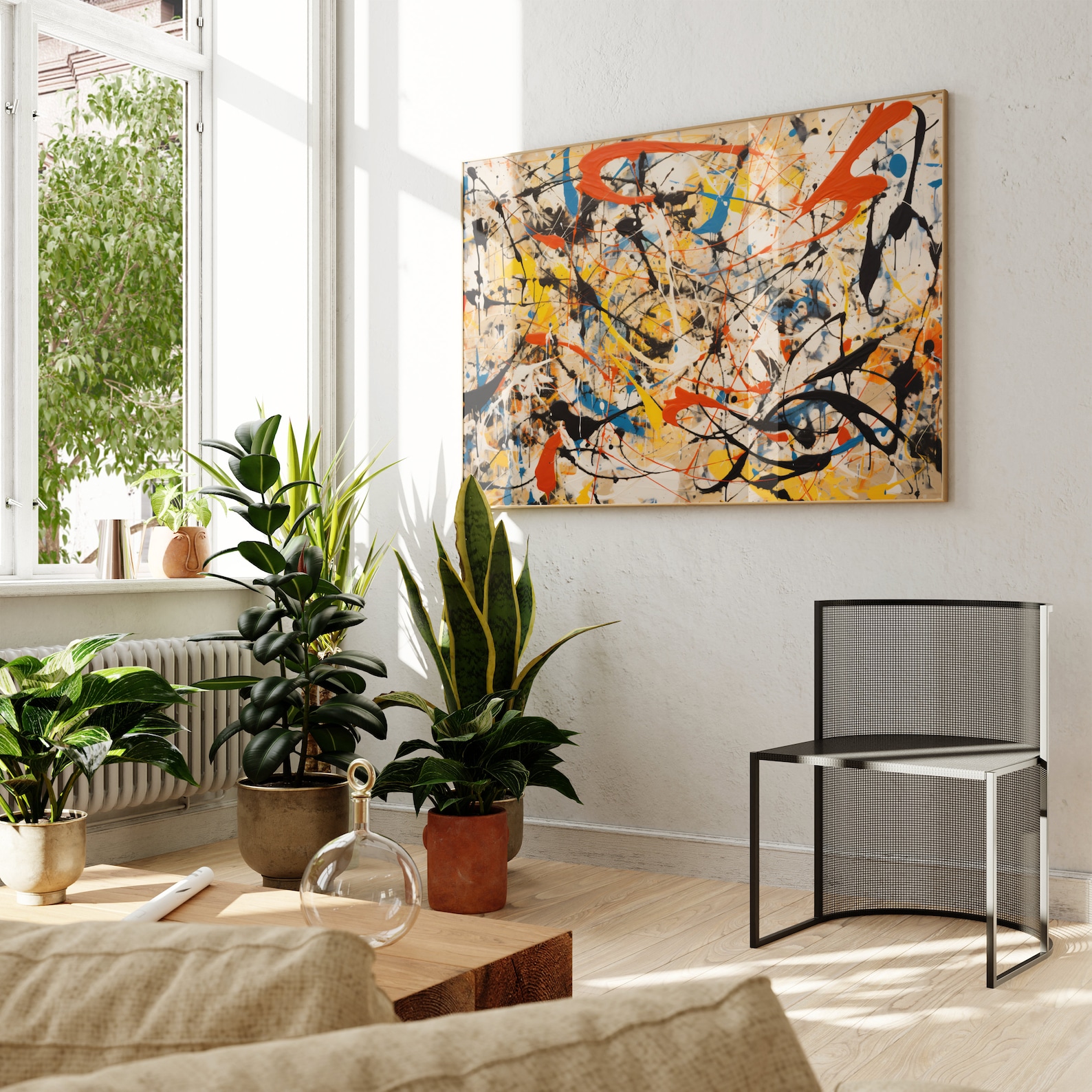 Pollock Poster - Colorful Wall Art as Pollock Print, Pollock Abstract ...