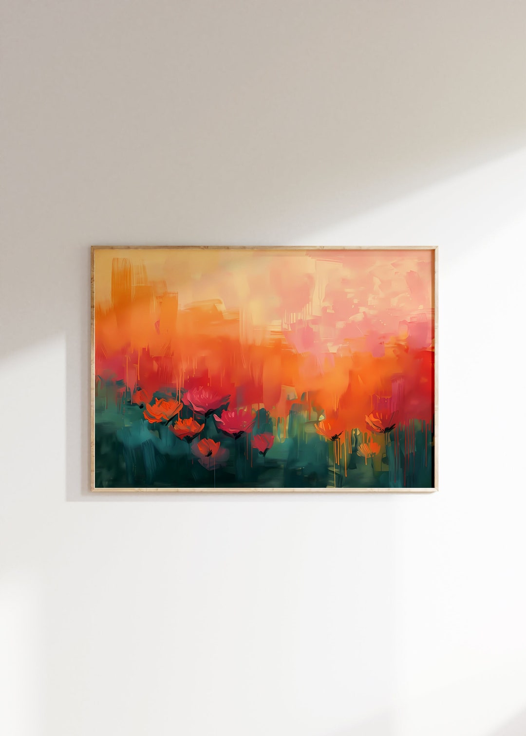 Rothko Poster - Flowers, Museum Quality Abstract Mark Rothko Poster ...