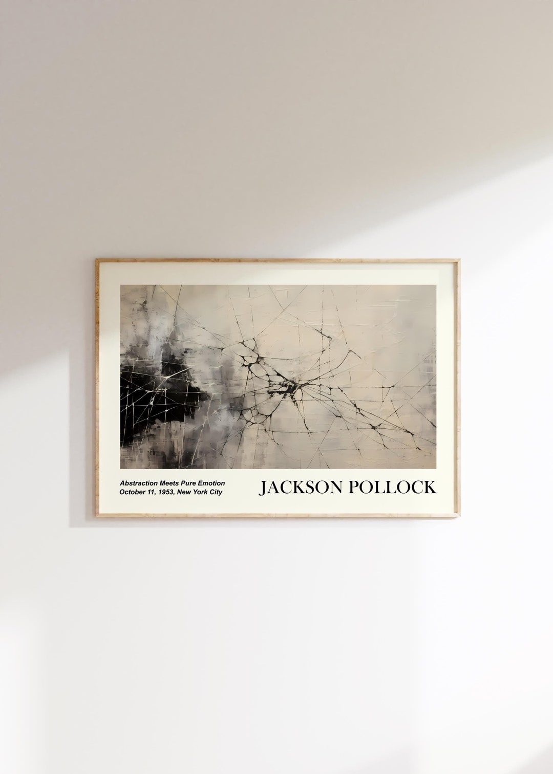 Jackson Pollock Poster Colorful Wall Art as Pollock Print, Pollock ...