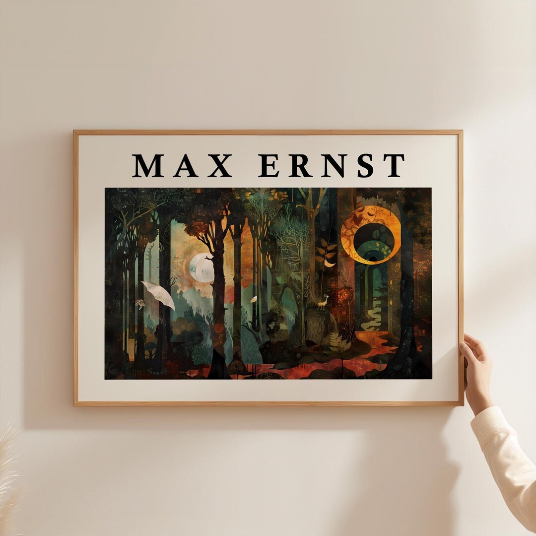 Max Ernst Poster - Surrealist Art as Max Ernst Print, True to Original ...