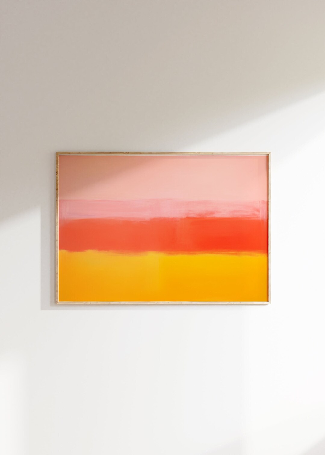 Rothko Poster Museum Quality Abstract Mark Rothko Poster, Horizontal ...