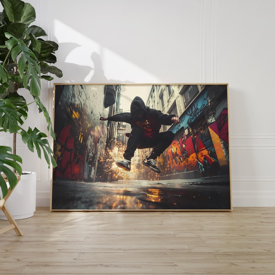 Break Dance Poster - Hip Hop Artwork - Premium Quality - Street Dance ...