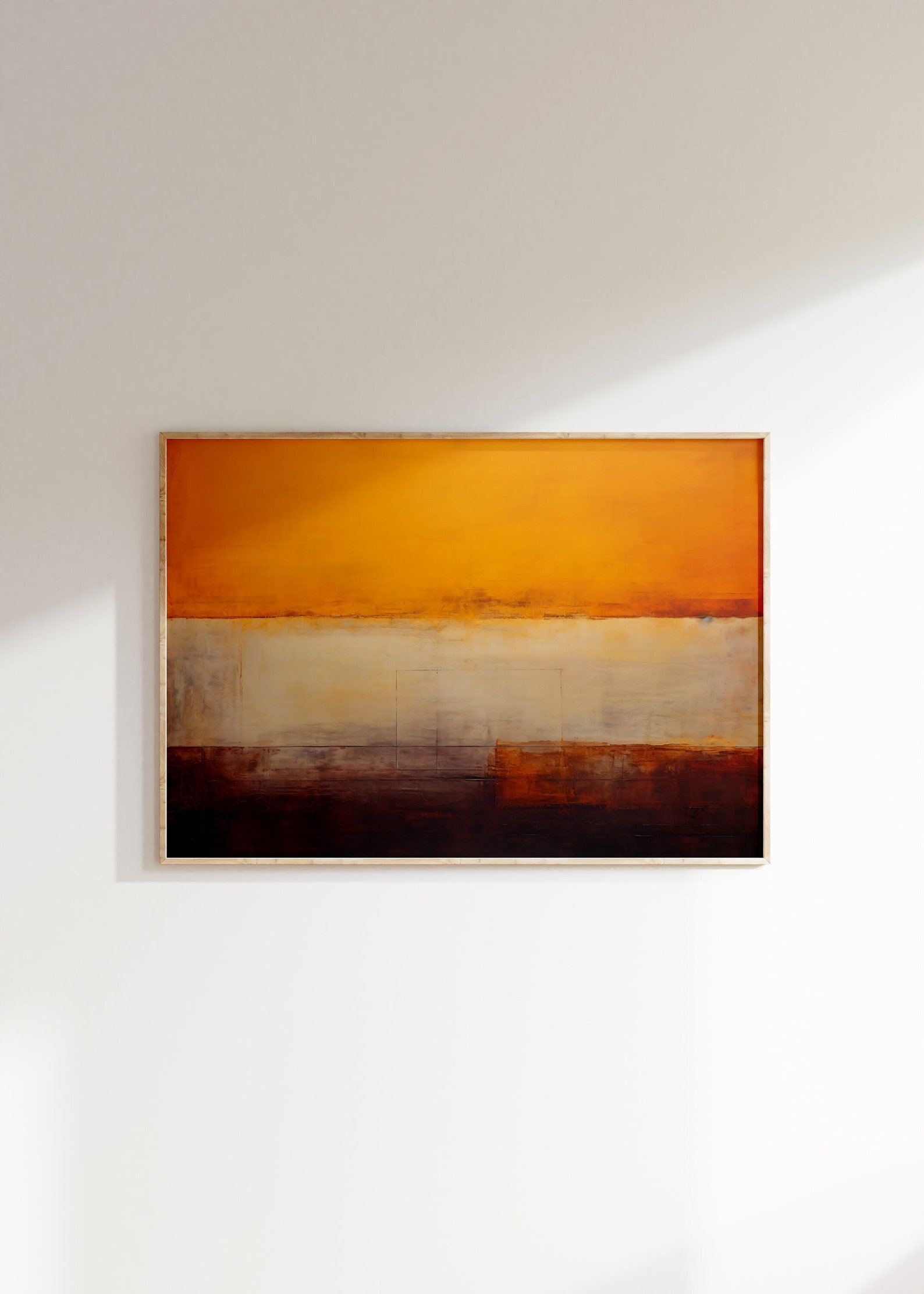 Rothko Poster - Museum Quality Abstract Mark Rothko Poster, Horizontal ...