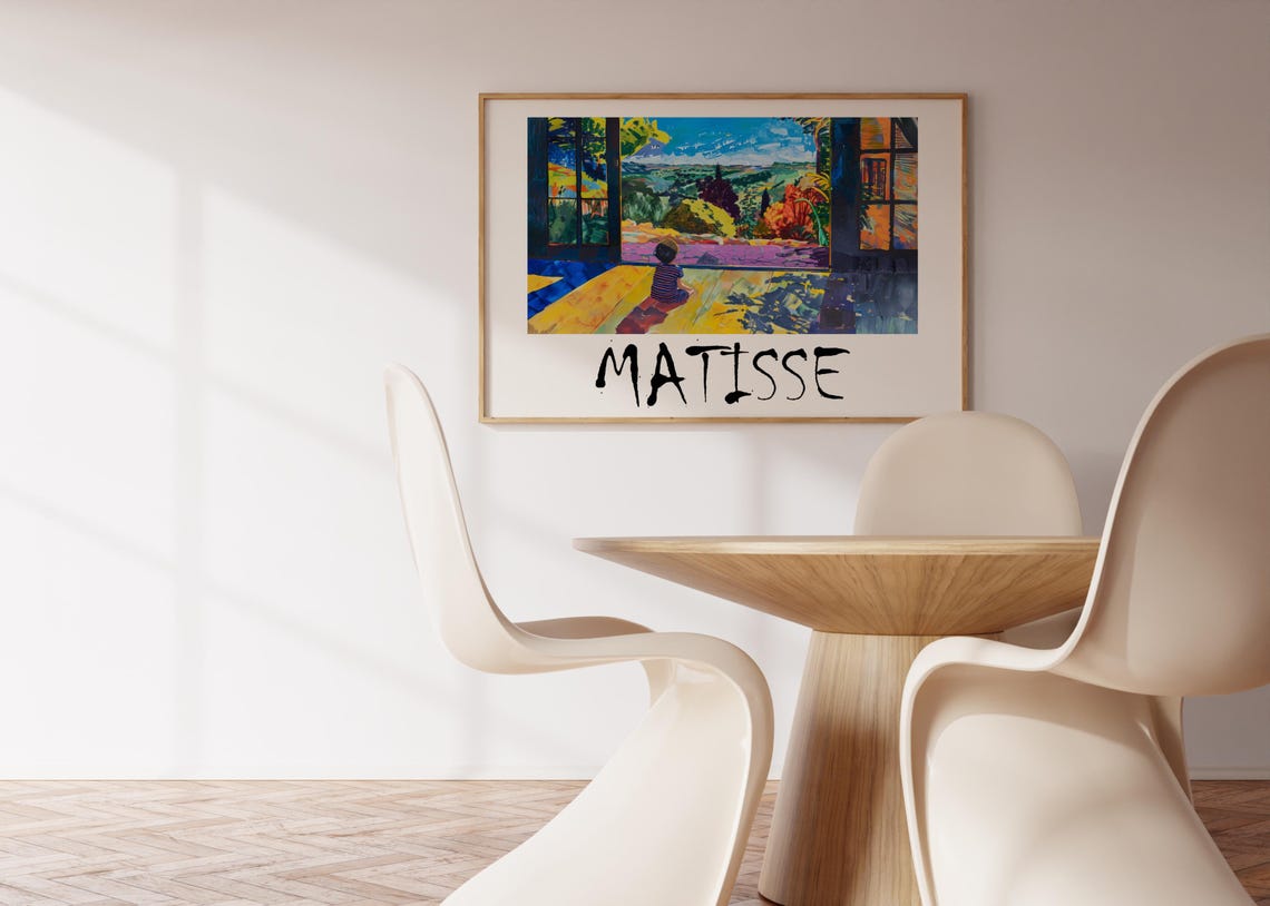 Henri Matisse Poster - Child - Aesthetic Wall Art as Colorful Matisse ...