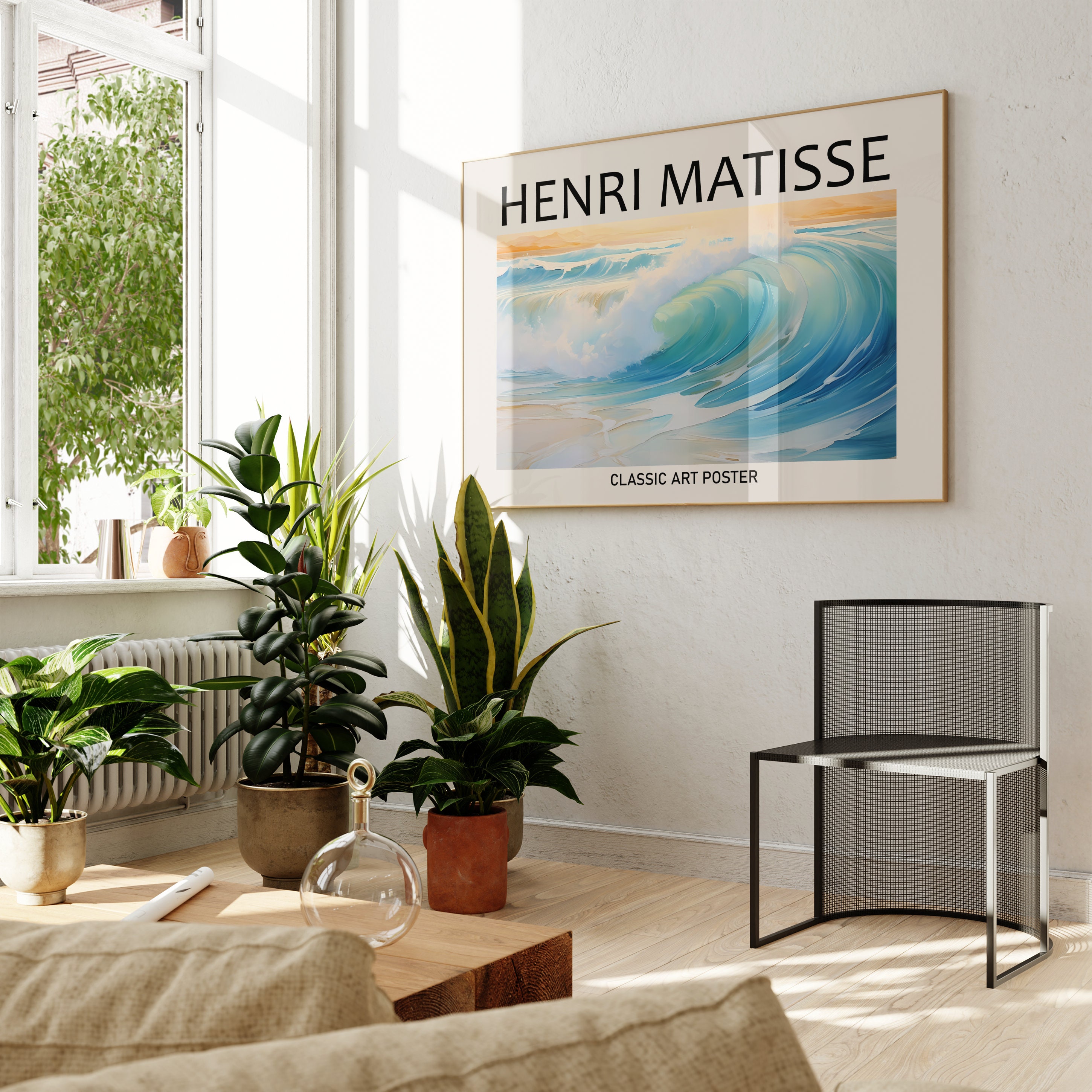 Henri Matisse Poster Wave Colorful Wall Art as Matisse Print, Inspired ...