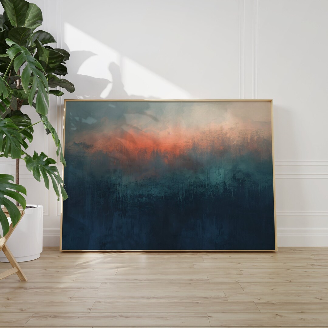 Rothko Poster - Museum Quality Abstract Mark Rothko Poster, Horizontal ...