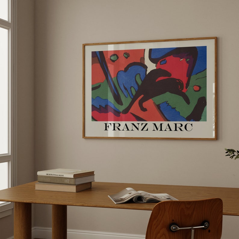 Franz Marc Poster Timeless Museum Art as Franz Marc Print, Cubism ...