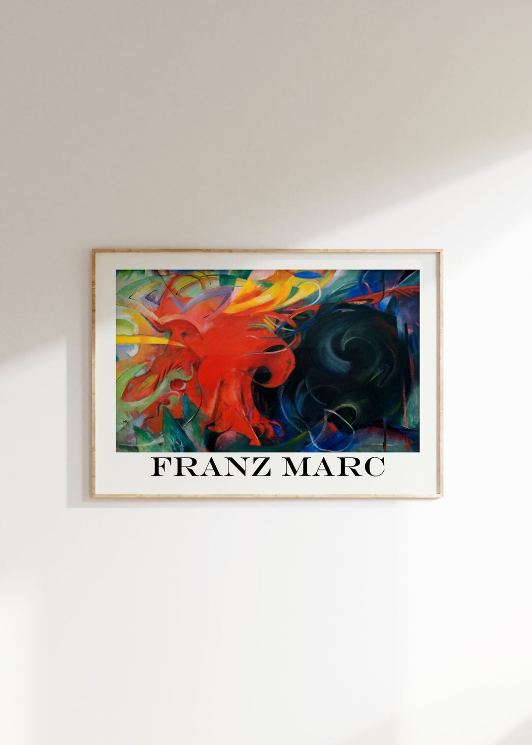 Franz Marc Poster Timeless Museum Art as Franz Marc Print, Cubism ...