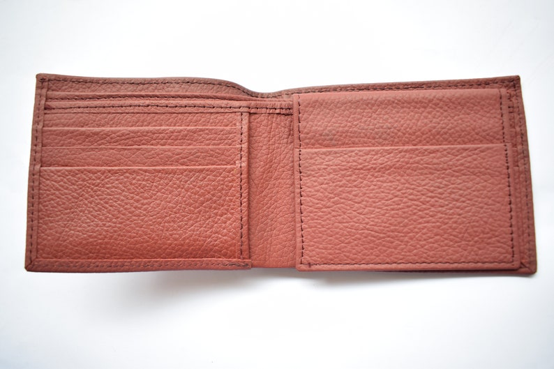 Handcrafted Rust Leather Texture Wallet Trending Artisan Elegance ...