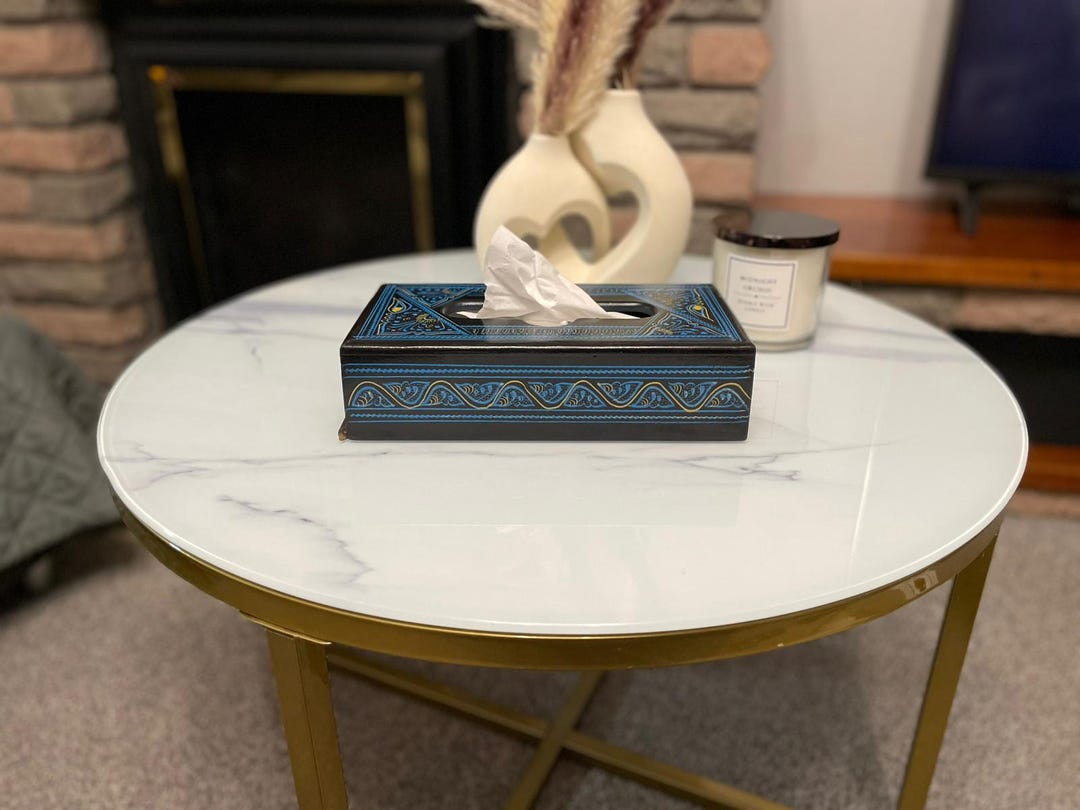 Rustic Charm Wooden Tissue Box | Handcrafted Wooden Decor ...