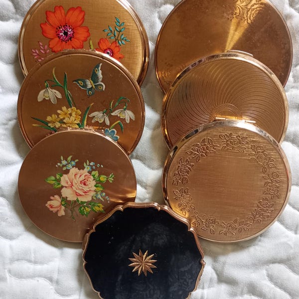 Vintage Powder Compacts - Etsy UK