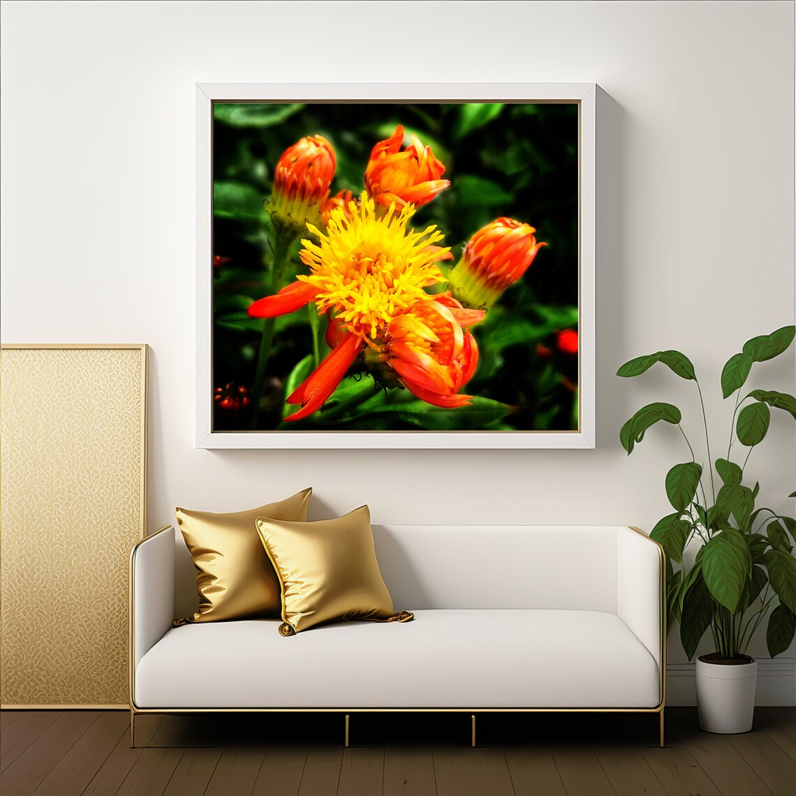 Mexican Flame Vine Photo, Printable Flame Vine Photo, Downloadable Vine ...