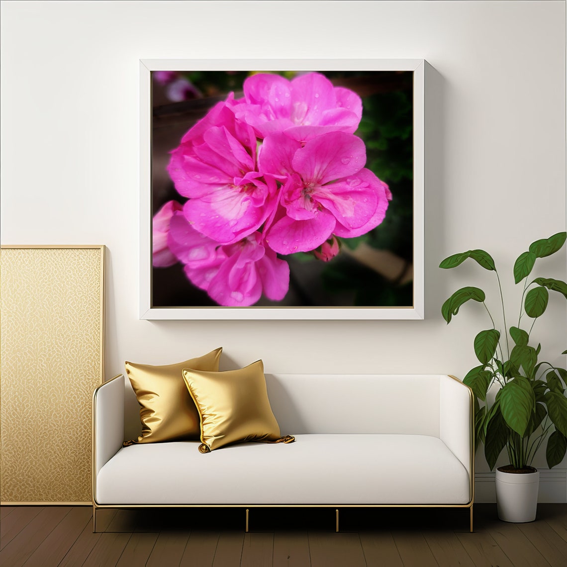 Close up Pink Geranium Photo, Flower Photograph, Downloadable Flower ...
