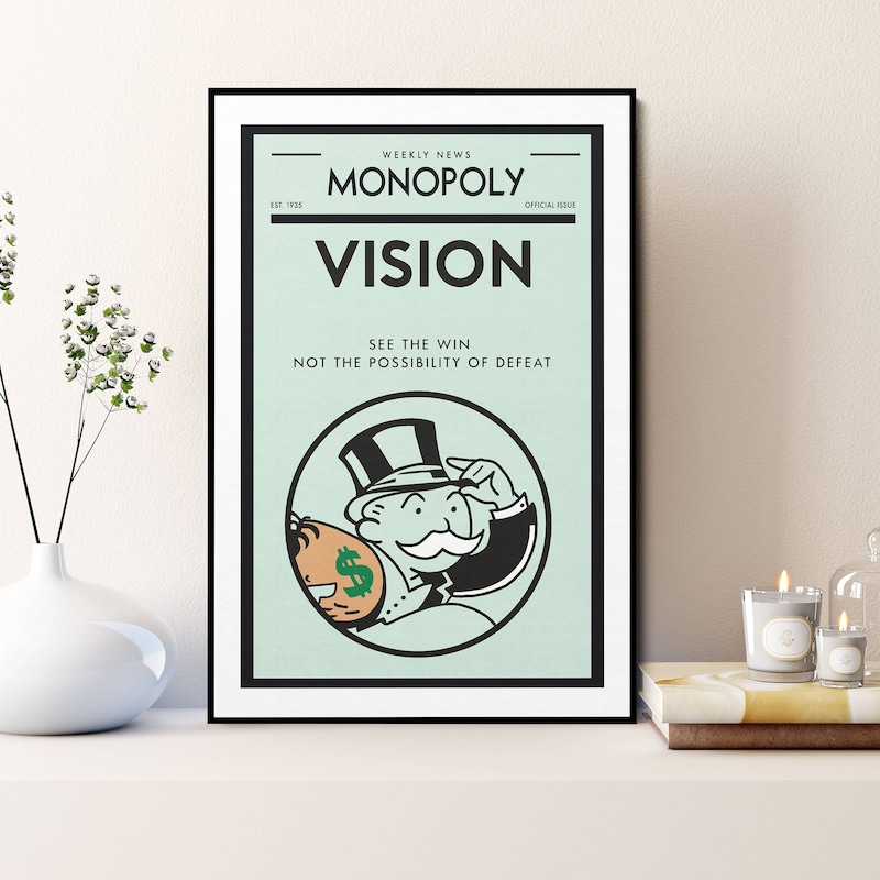 Monopoly Art - Etsy