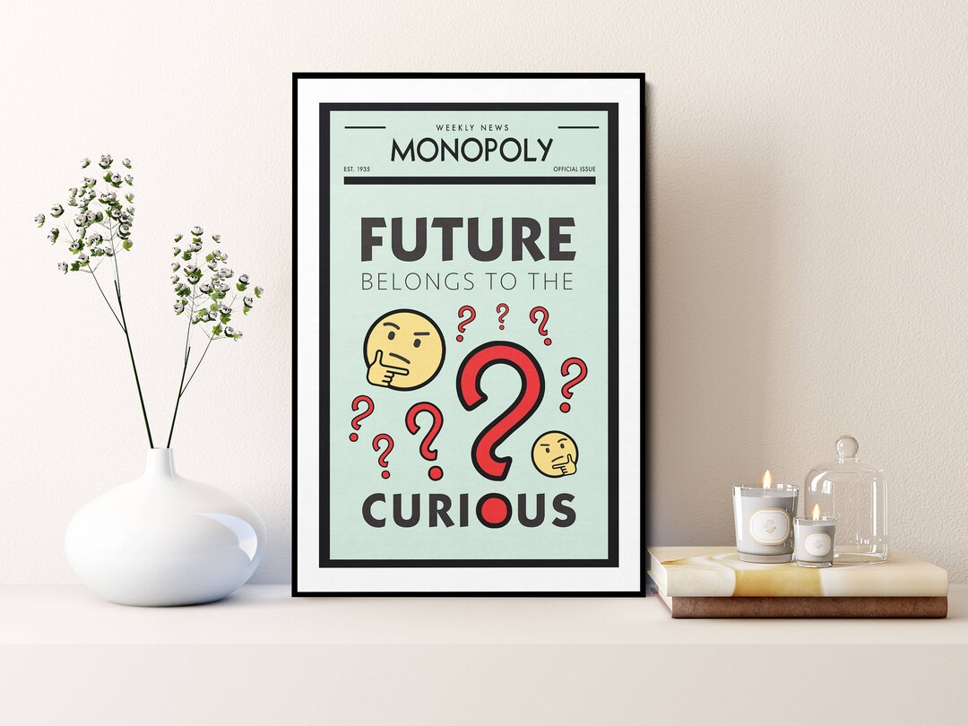 Monopoly Canvas Wall Art, Monopoly Art, Monopoly Wall Decor, Monopoly ...