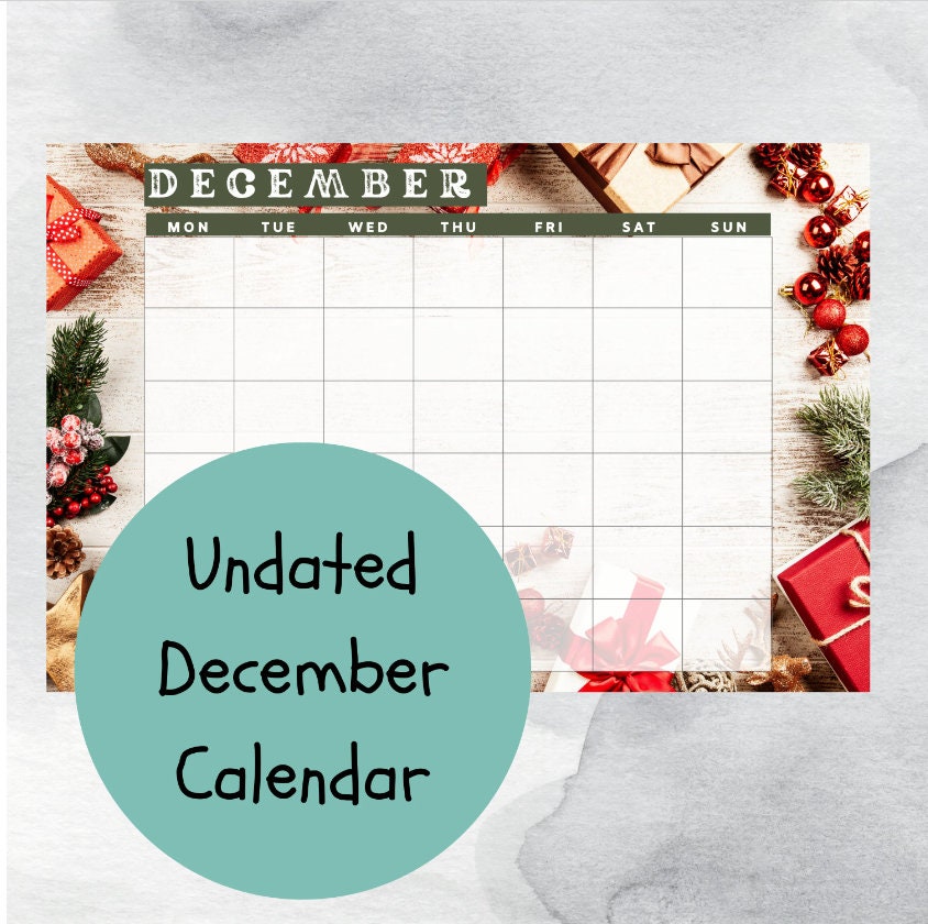 December National Days Flashcards and FREE Undated December Printable ...