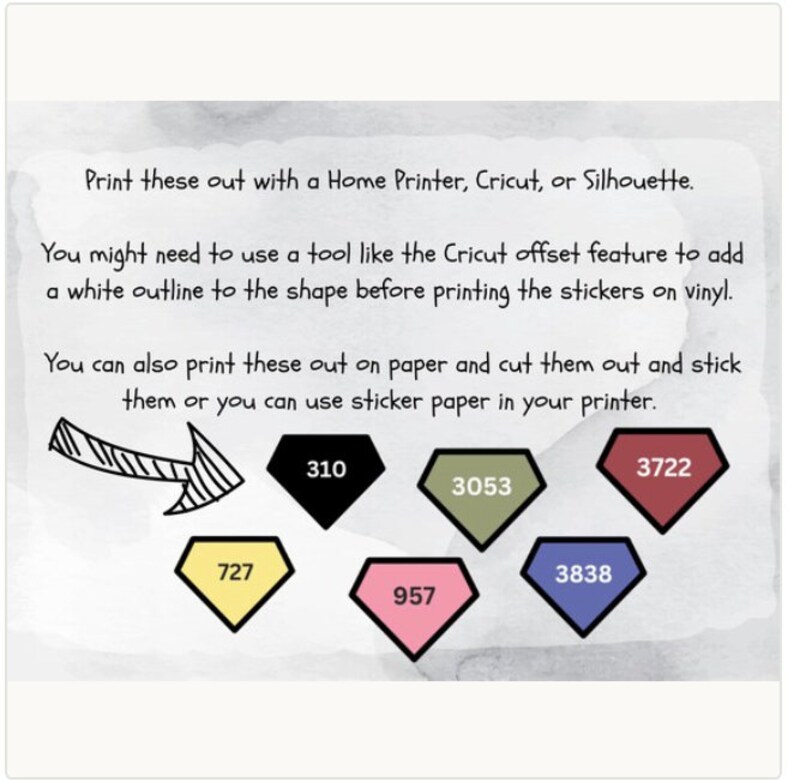 RAINBOW BUNDLE Printable Diamond Painting Planner, Paint With Diamonds ...