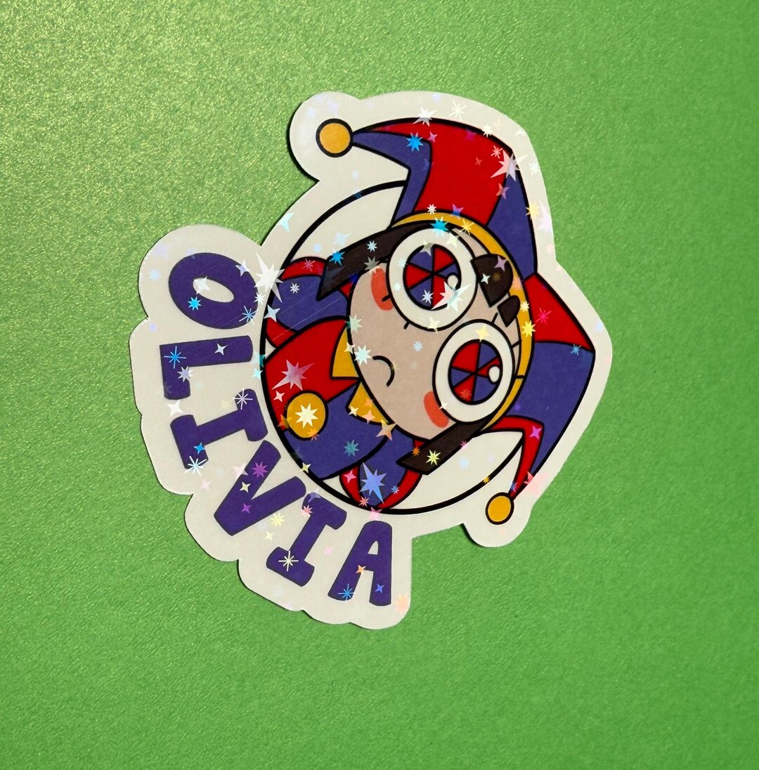 WATERPROOF** Personalized Name POMNI Stickers. Great for Labels, Party ...