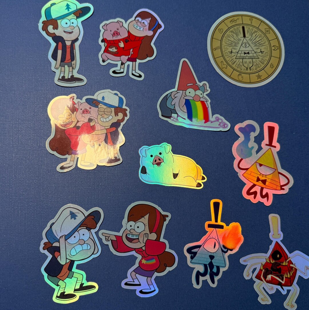 Gravity Falls Characters BILL CIPHER Waterproof Stickers. Great for ...