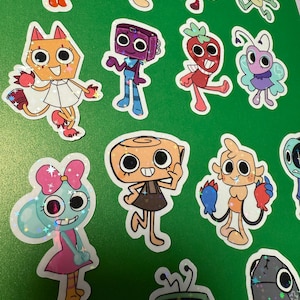 Dandy's World Character**waterproof** Vinyl Stickers. Great for Party ...