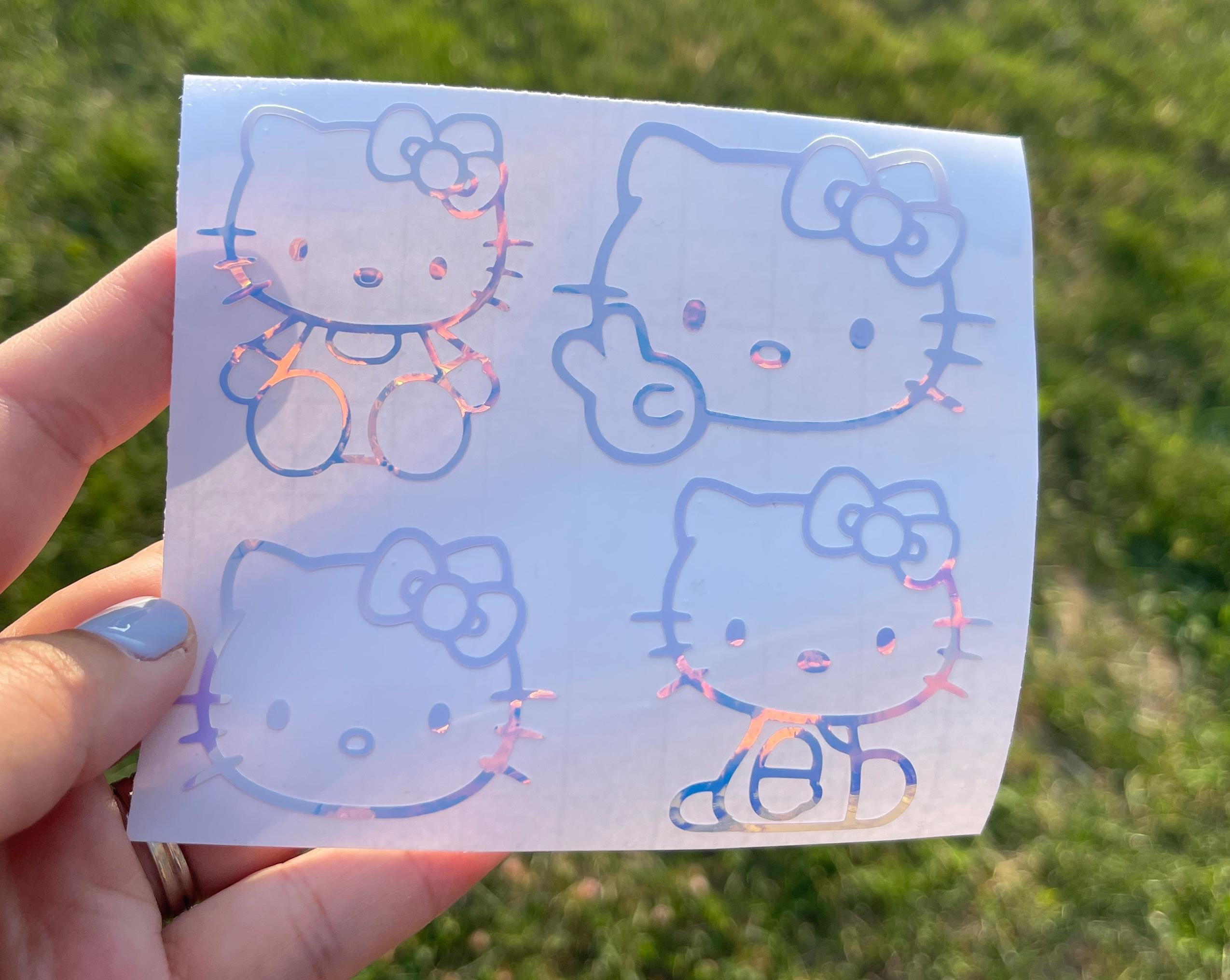 Personalized Name Hello Kitty Theme Vinyl Decal. Great for Labels ...