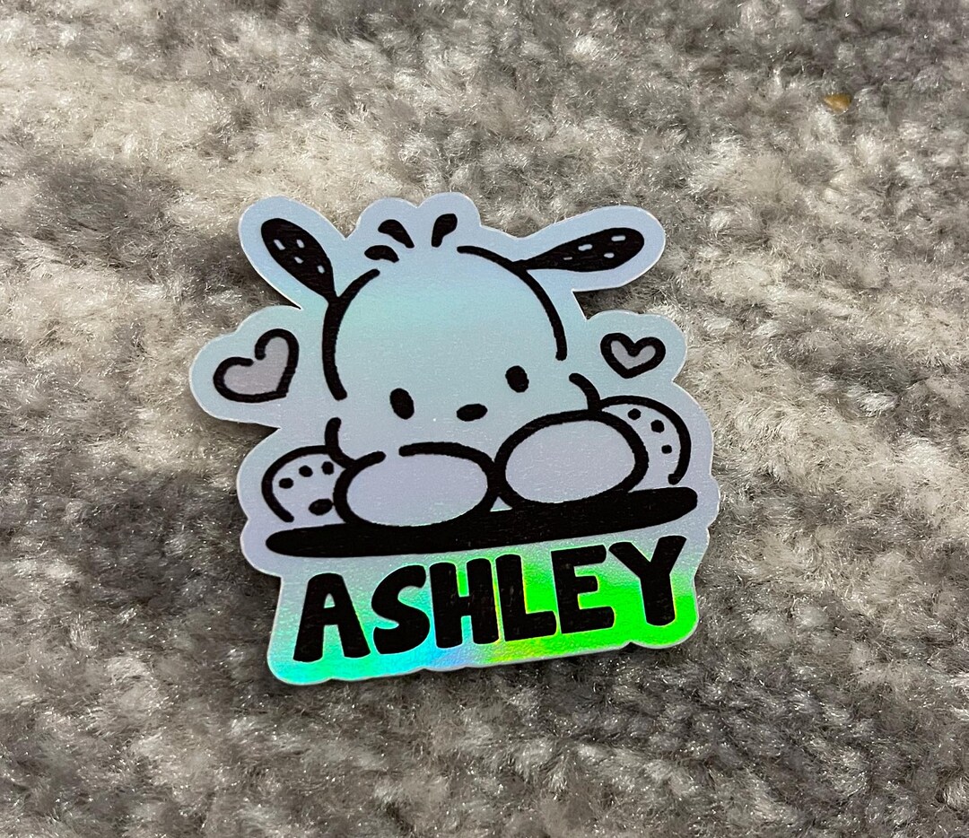 Personalized Name Pochacco Theme Stickers. Great for Labels, Party ...