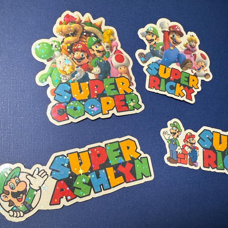 Super Mario Decal - Etsy