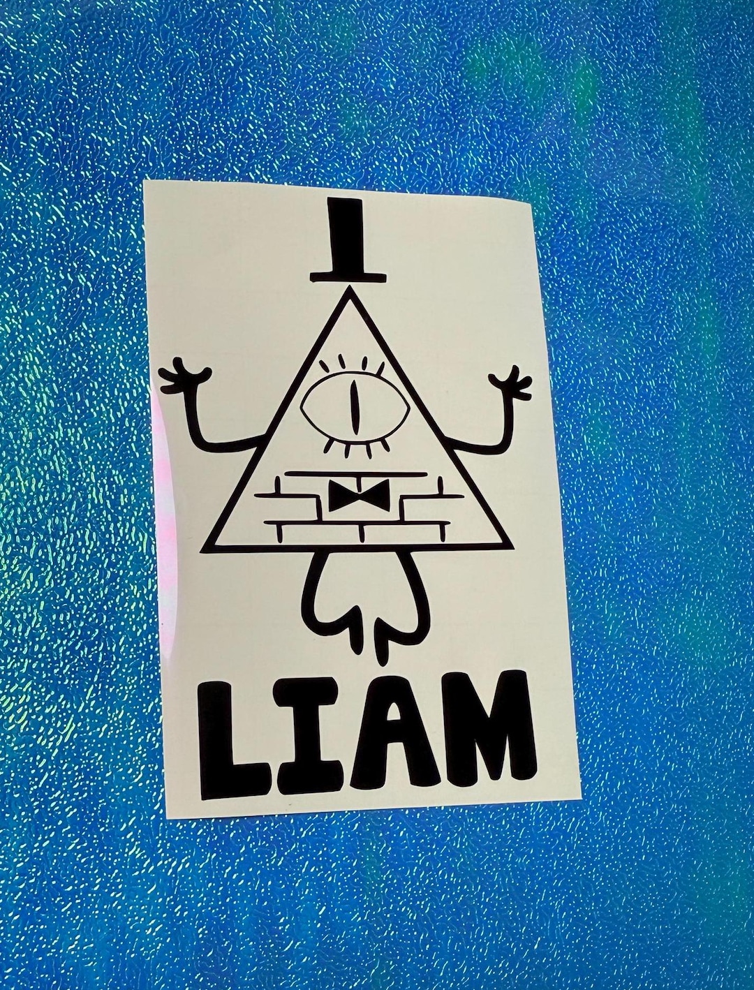 Gravity Falls Personalized Name BILL CIPHER Vinyl Decal. Great for ...