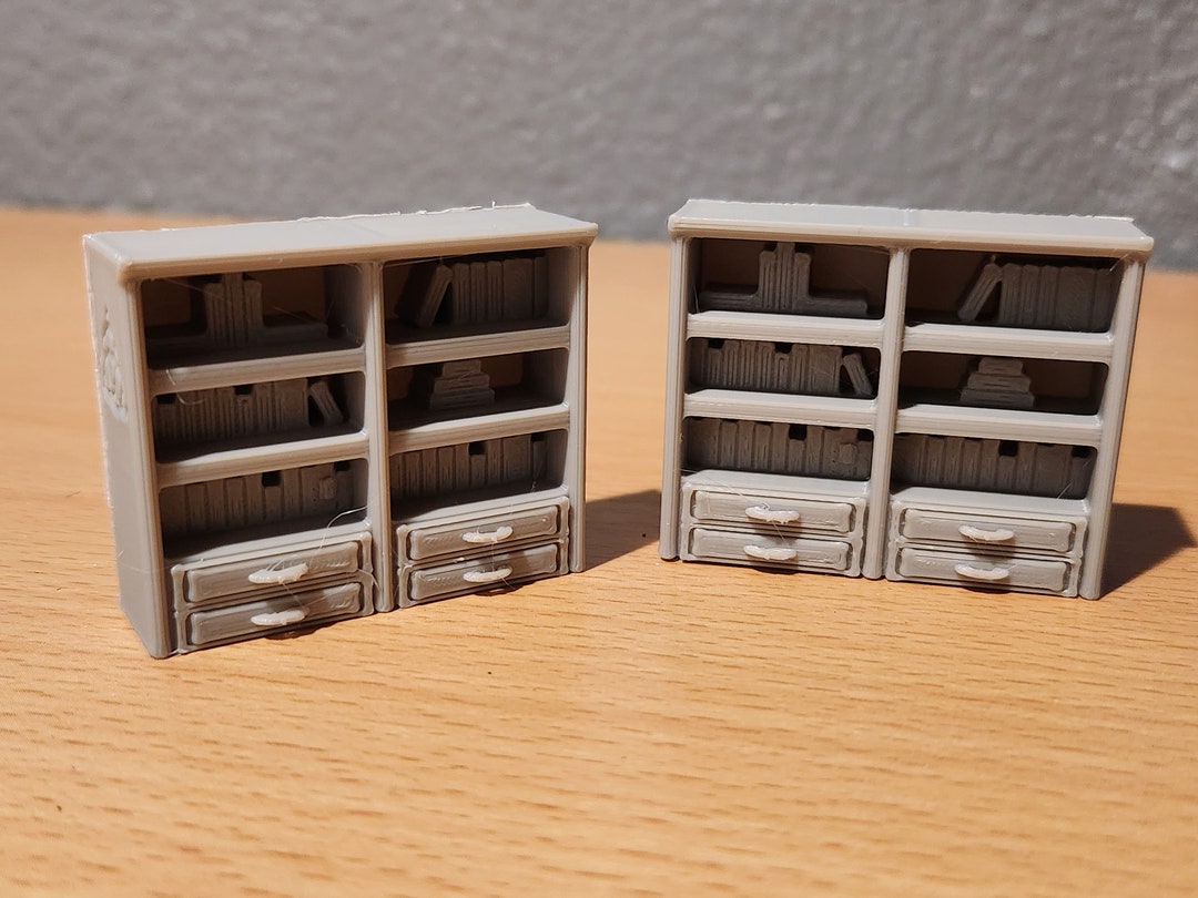 DND Miniature Bookshelf With Books - Etsy