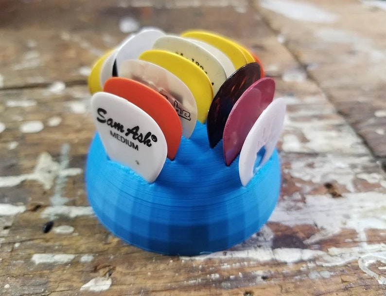 Guitar Pick Bass Pick Electric Guitar Pick Display Stand Holds up to 15 ...