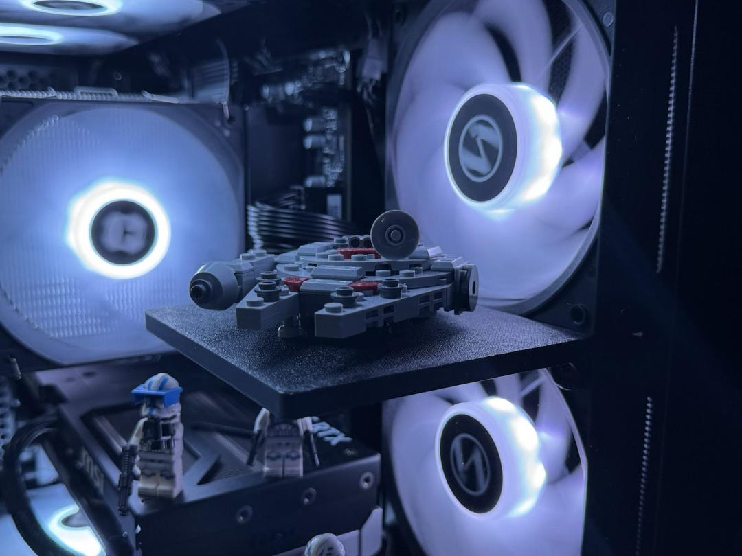 Figure Shelf for PC Fan - 120mm - Etsy