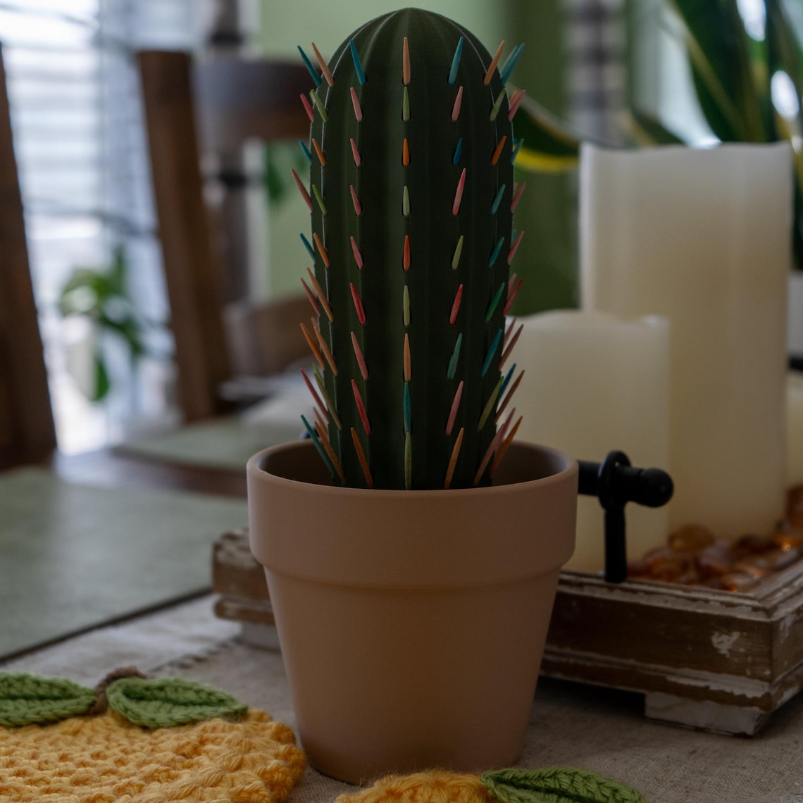 Cactus - Toothpick Dispenser - Etsy